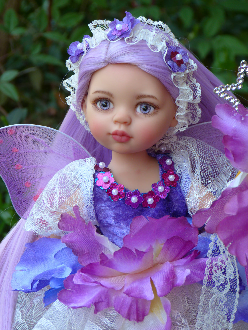 Spring Iris Fairy Custom Paola Reina Doll – American Doll Dreams